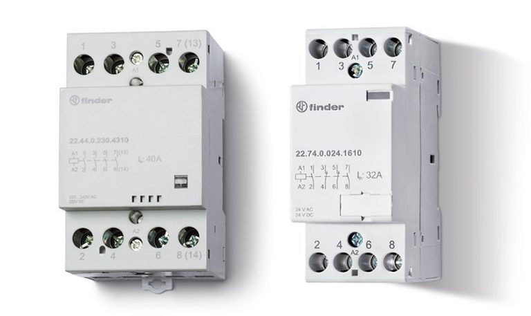 Finder: contactores modulares - CEF Almacén Material Eléctrico en España